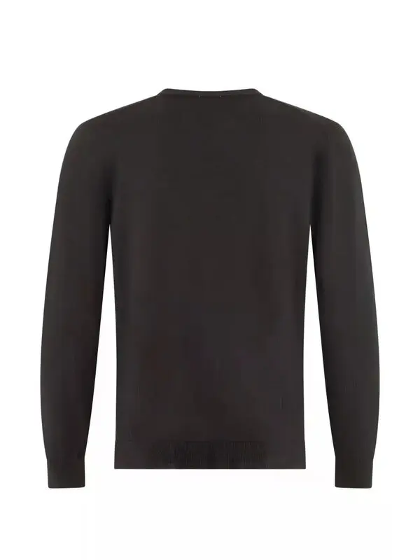 ROBERTO COLLINA Fine-knit Sweater - Brown