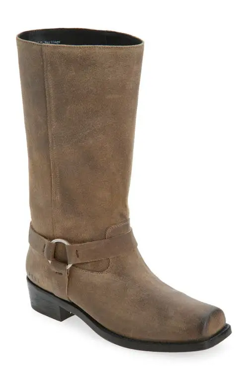 GOLDEN GOOSE Biker Boot - Dark Beige