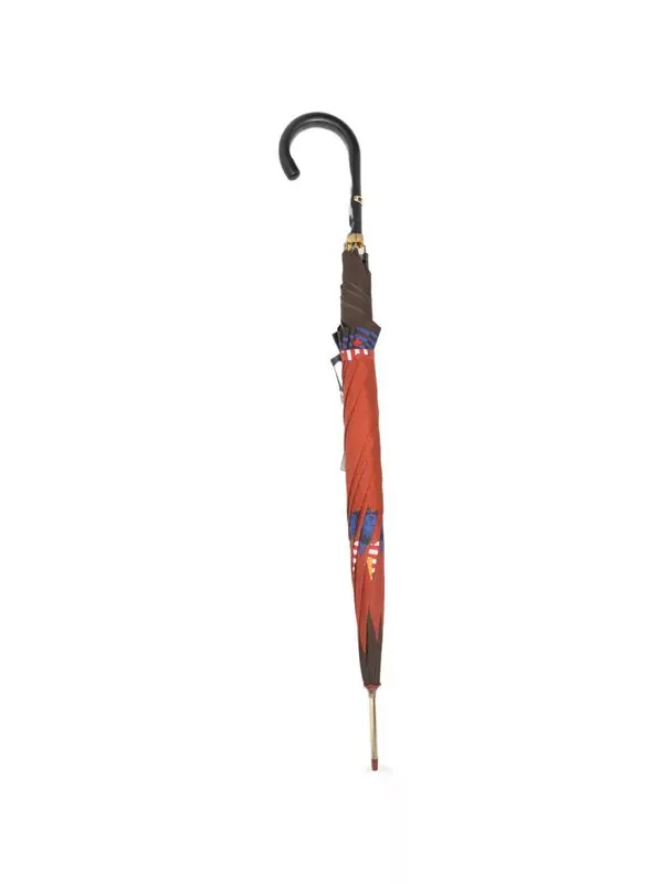 Versace 1990s Star-print Umbrella - Orange
