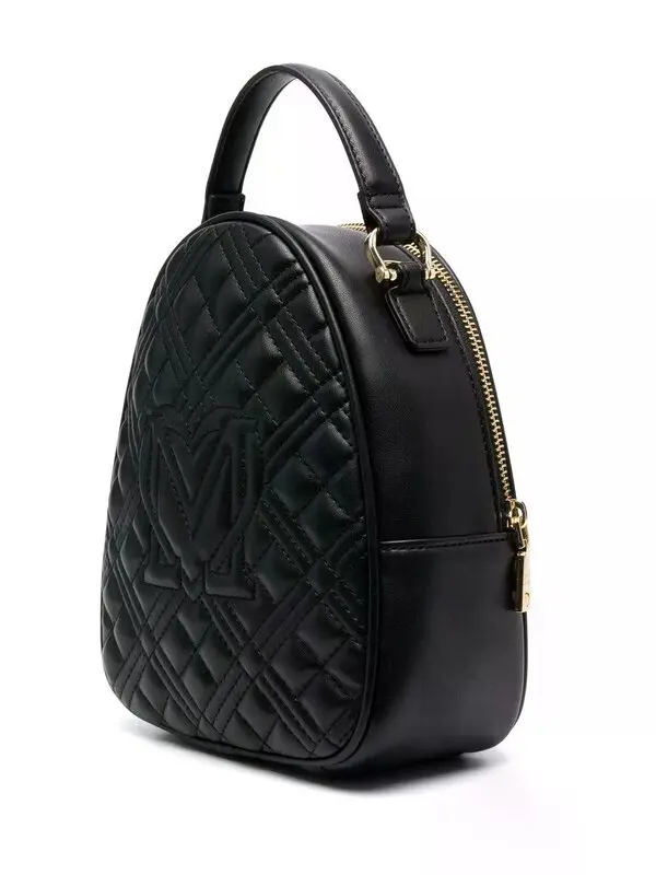 Moschino Quilted Logo-plaque Backpack