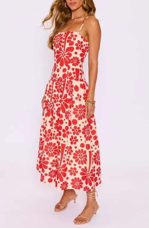VICI Meadows Sleeveless Fit & Flare Maxi Dress