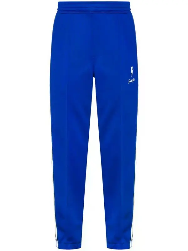 Neil Barrett Striped Track Pants - Blue
