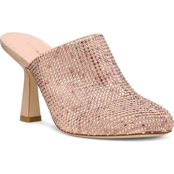 STUART WEITZMAN Talia Shine Mule 85 - Blushful