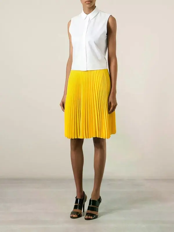 Neil Barrett Midi Pleated Skirt