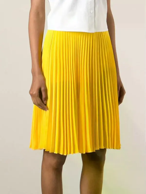 Neil Barrett Midi Pleated Skirt