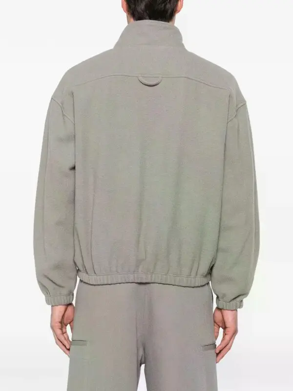 RIER Virgin Wool Half-zip Sweatshirt - Grey