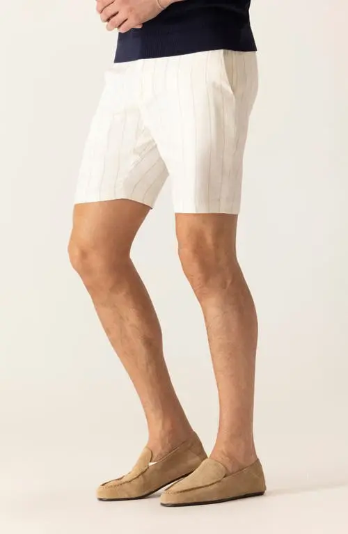 DEKE Oasis 8.5-inch Linen Blend Bermuda Shorts - Natural