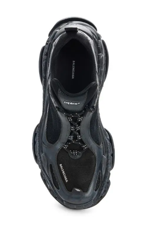 Balenciaga Triple S 2 Sneaker - Black/dark Grey