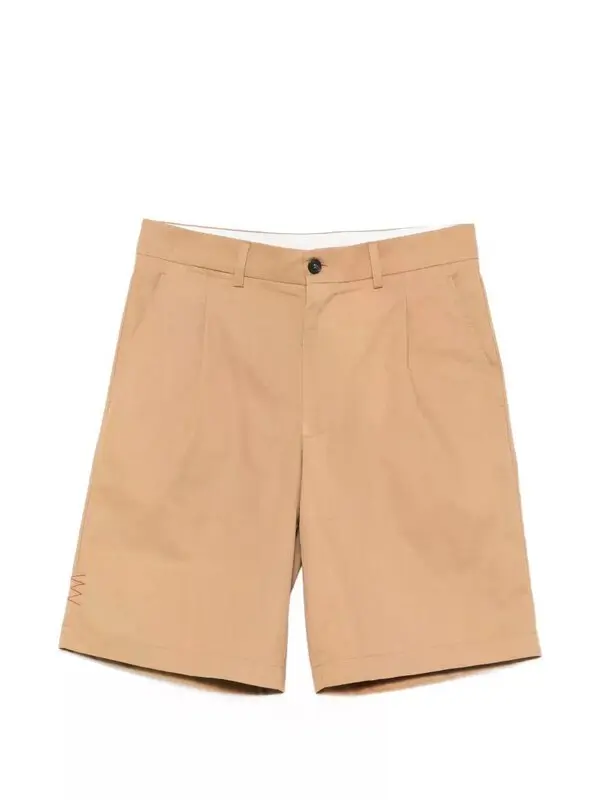 AMARANTO Tailored Belt-loop Shorts - Neutrals