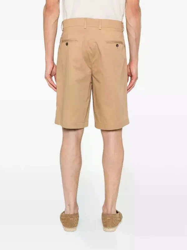 AMARANTO Tailored Belt-loop Shorts - Neutrals