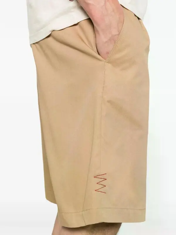 AMARANTO Tailored Belt-loop Shorts - Neutrals