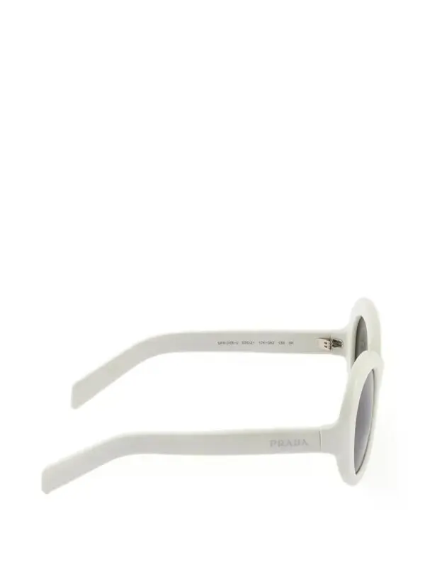 Prada Round Frame Sunglasses - White