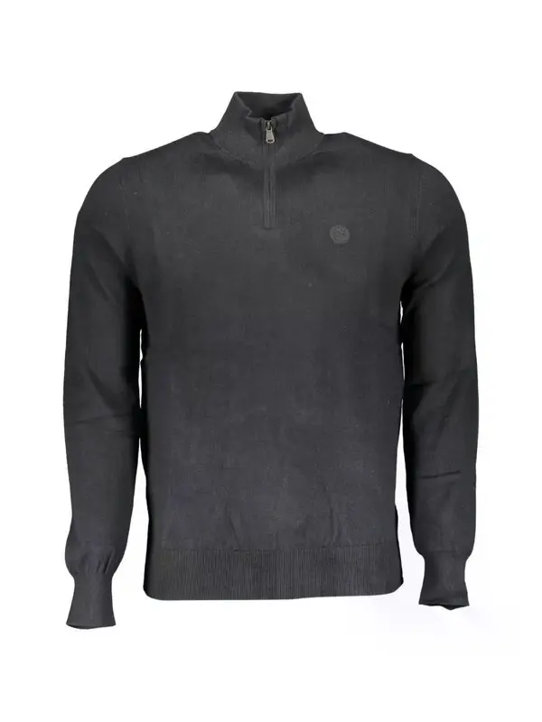 NORTH SAILS Half-zip Mock-neck Sweater - Black