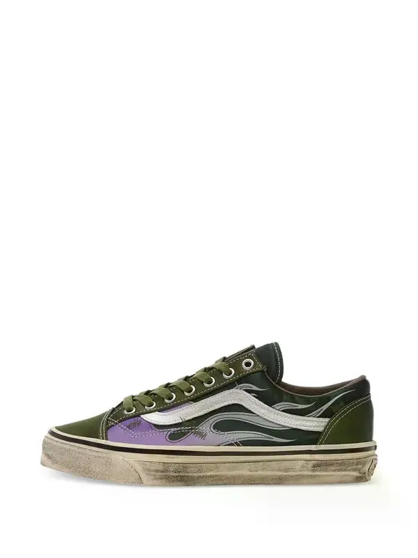 VANS Old Skool 36 Flame Sneakers - Green