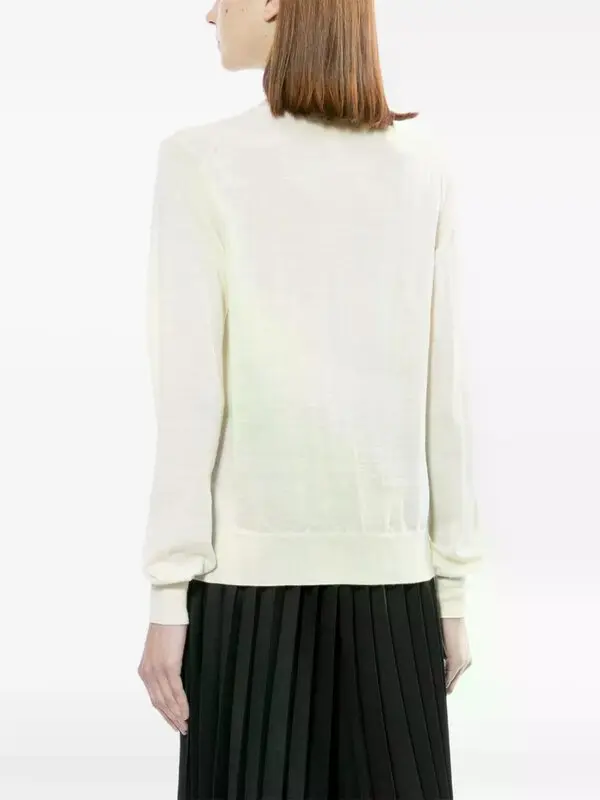 Comme Des Garçons Floral-embroidered Cardigan