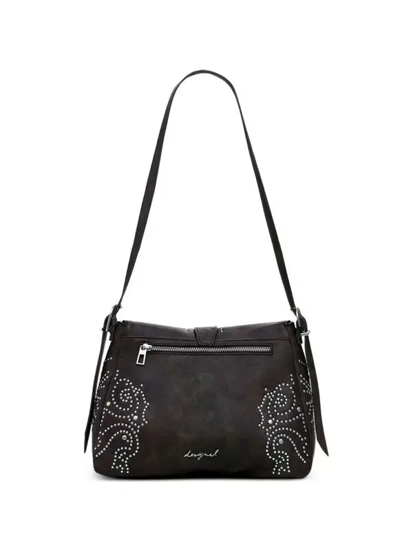 Desigual Stud-embellished Buckle Shoulder Bag