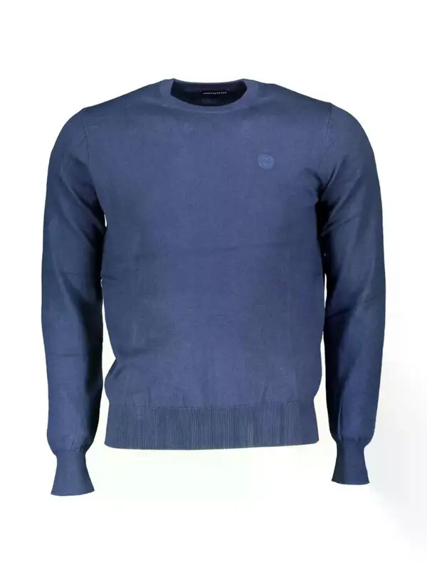 NORTH SAILS Logo-patch Crew-neck Sweater - Blue