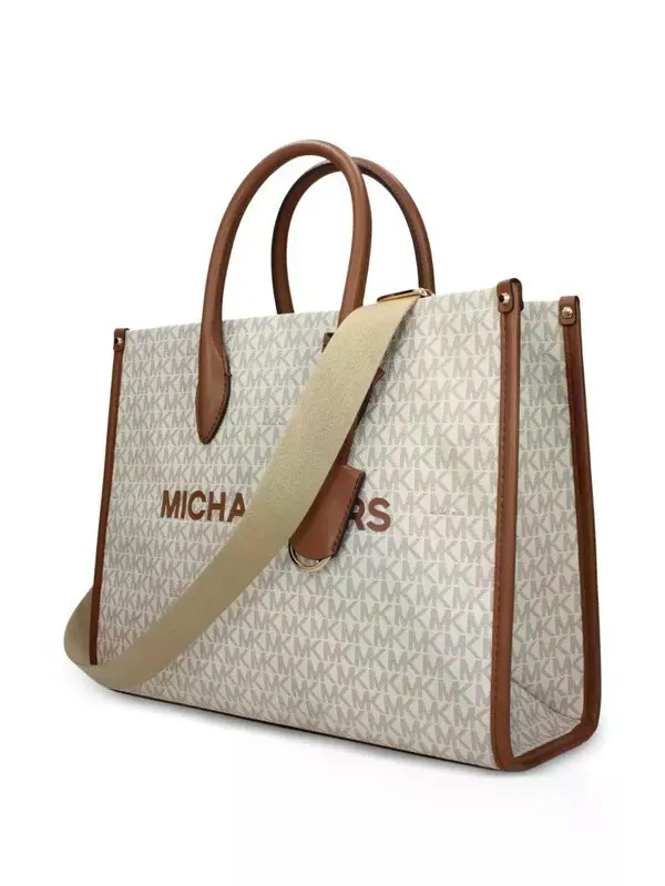 Michael Kors Monogram-print Tote Bag With Adjustable Shoulder Strap