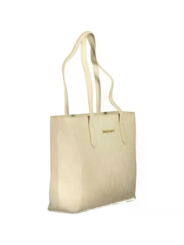 MARIO VALENTINO Embossed Logo Tote Bag - Neutrals