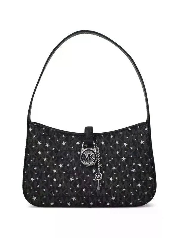 Michael Kors Monogram Star-print Tote - Black