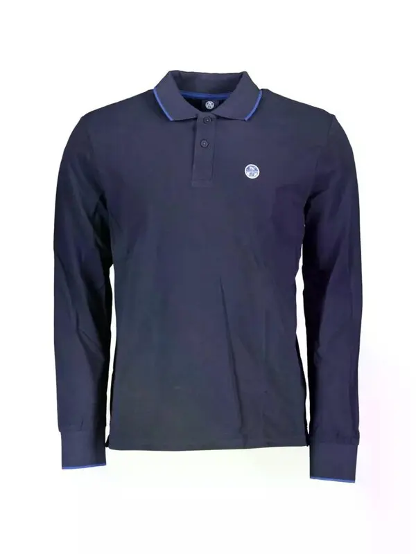 NORTH SAILS Three-button Polo Shirt - Blue