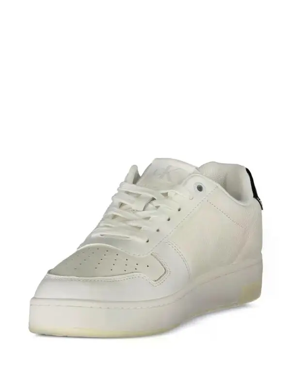 Calvin Klein Logo-patch Pebbled Sneakers