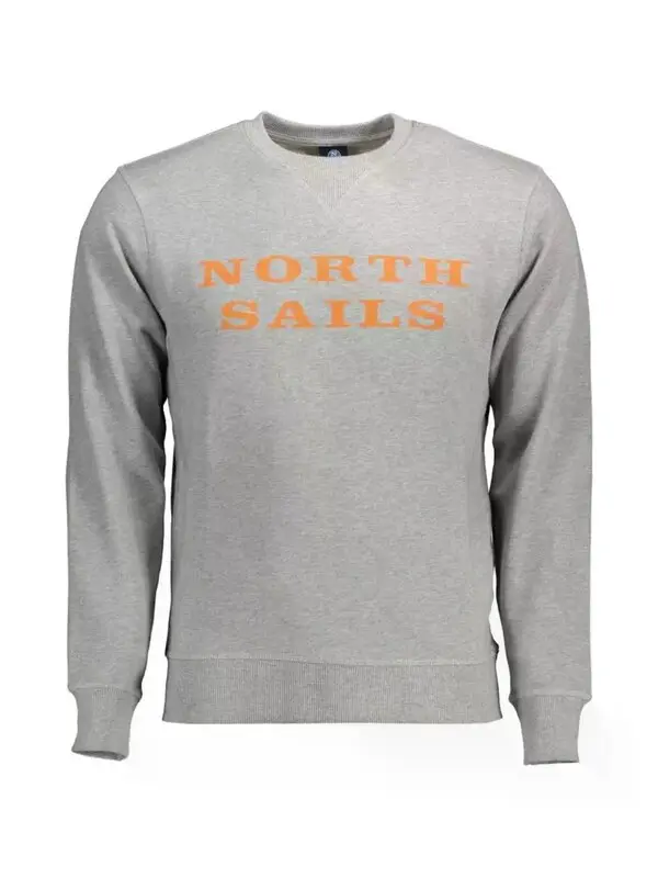 NORTH SAILS Logo-print Crew-neck Sweatshirt - Grey