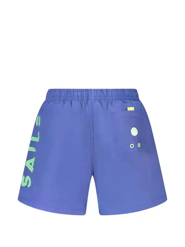 NORTH SAILS Logo-print Drawstring Swim Shorts - Blue