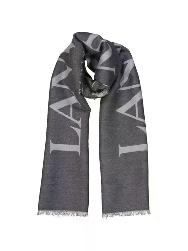 LANVIN Logo-print Silk Scarf