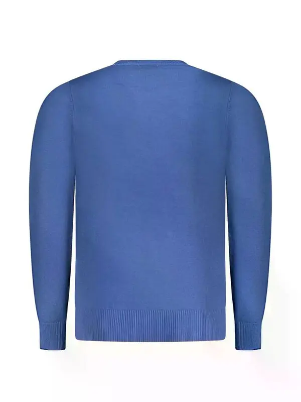 COVERI MOVING Logo-embroidered Crew Neck Sweater