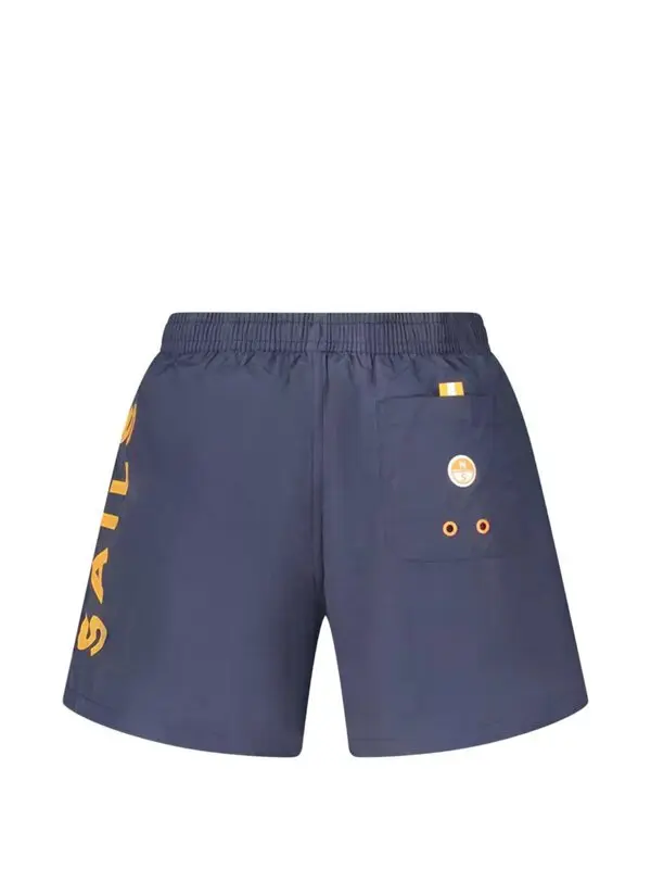 NORTH SAILS Logo-print Drawstring Swim Shorts - Blue