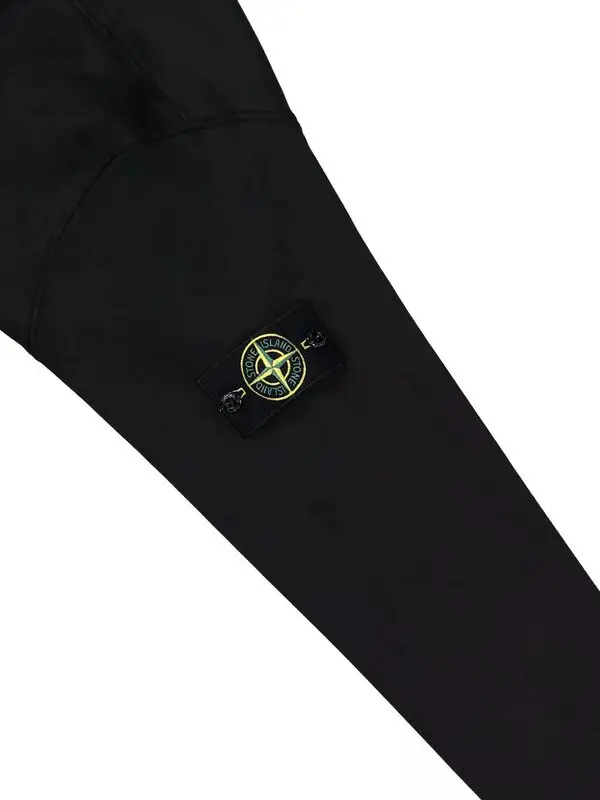 Stone Island Logo-badge Organic Cotton Sweatshirt
