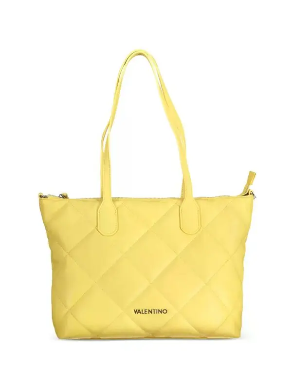 MARIO VALENTINO Logo-lettering Quilted Tote Bag