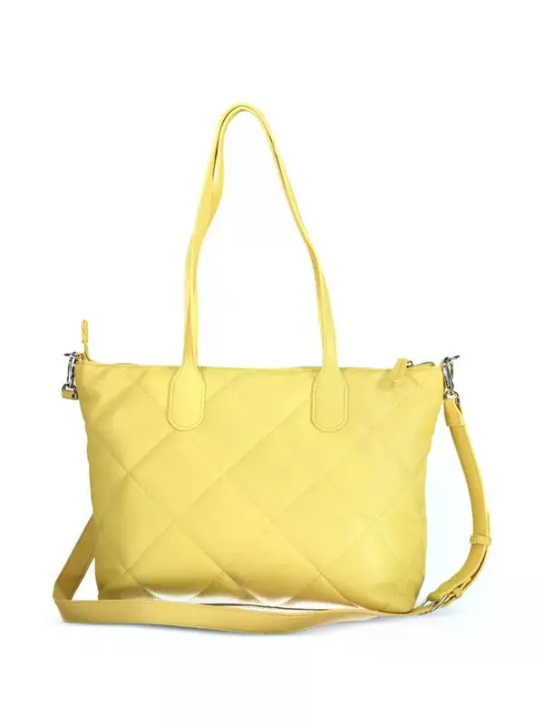 MARIO VALENTINO Logo-lettering Quilted Tote Bag