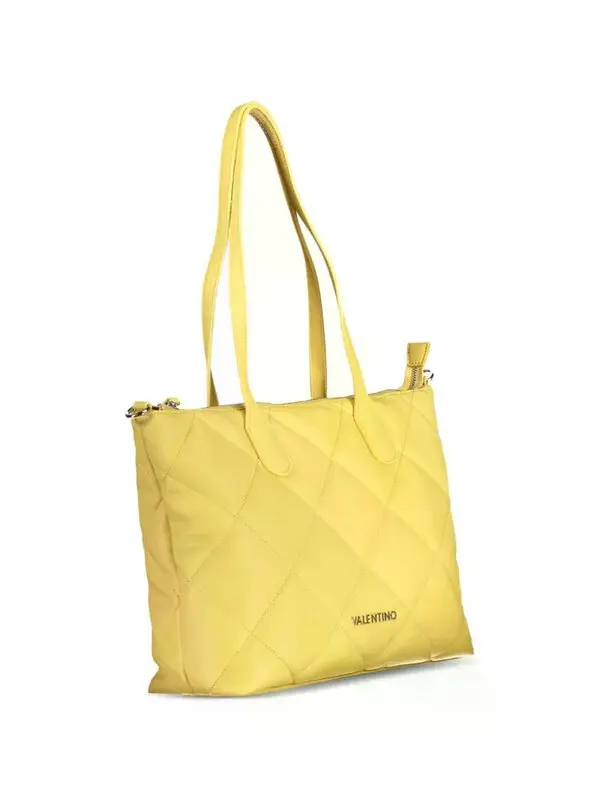 MARIO VALENTINO Logo-lettering Quilted Tote Bag