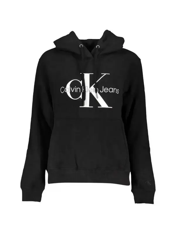 Calvin Klein Logo-print Hoodie - Black