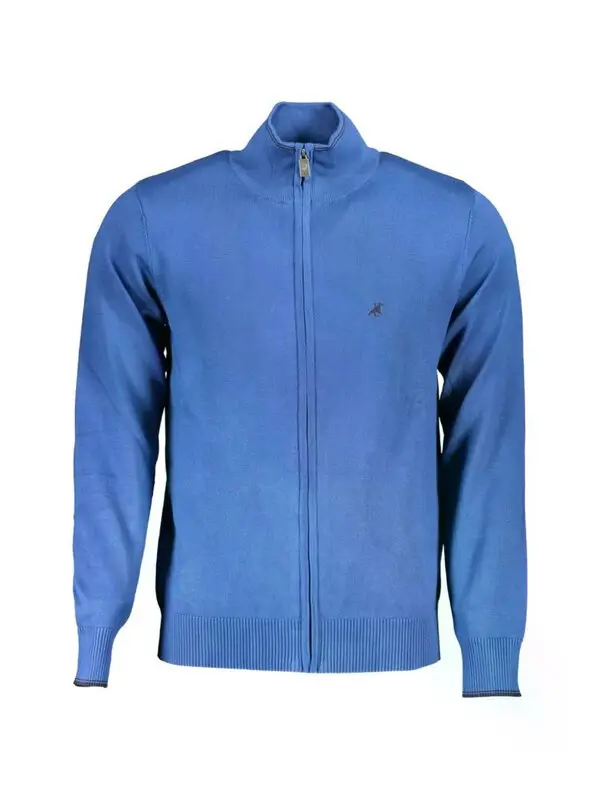 U.S. Grand Logo-embroidered Zip-up Cardigan