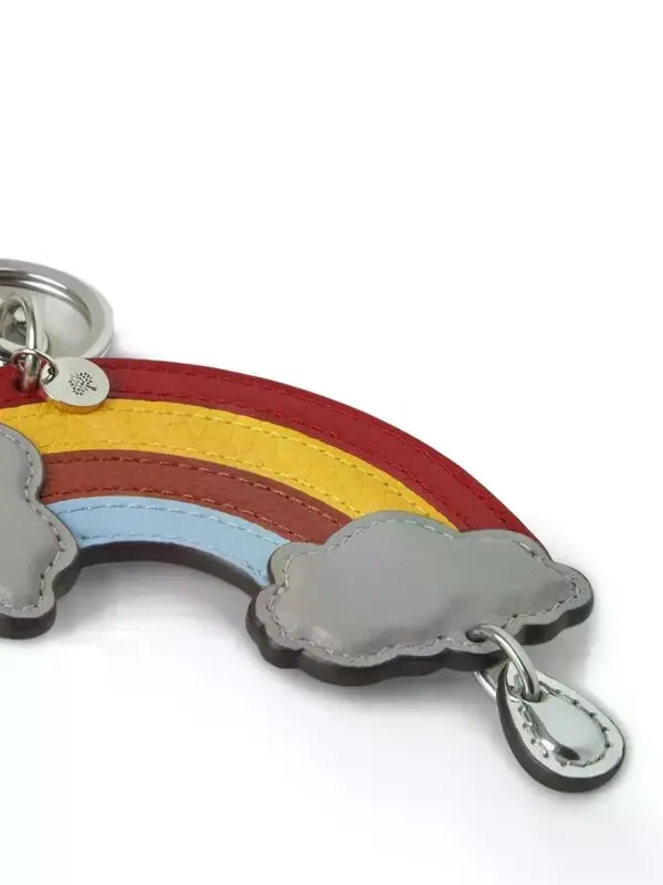 Mulberry British Rainbow Charm Keyring