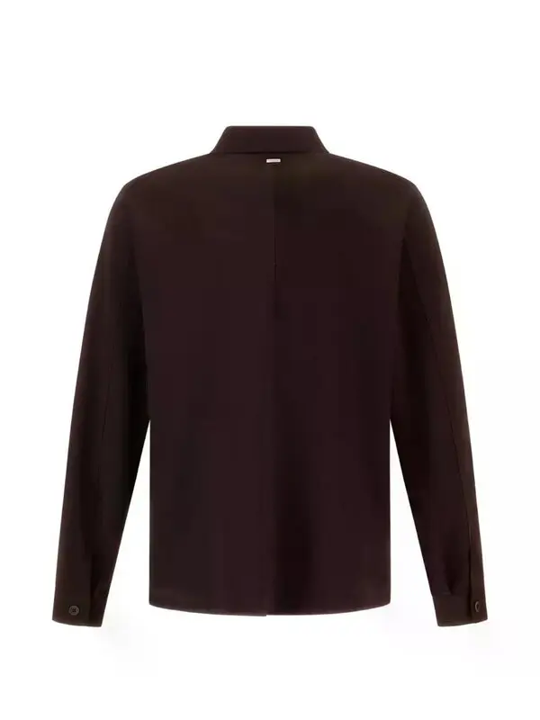 Herno Long-sleeved Shirt Jacket - Brown