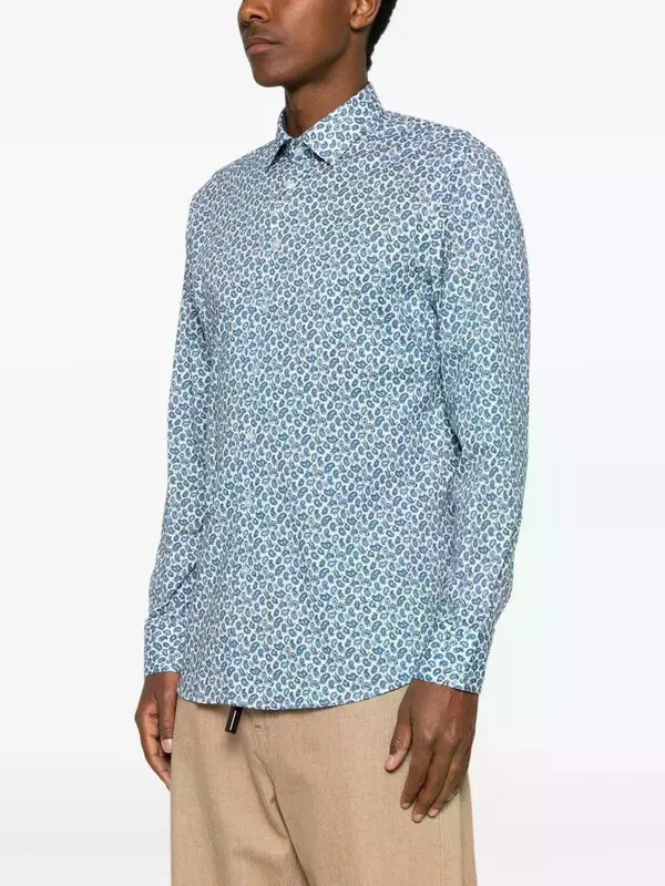 Etro Paisley-print Shirt - Blue