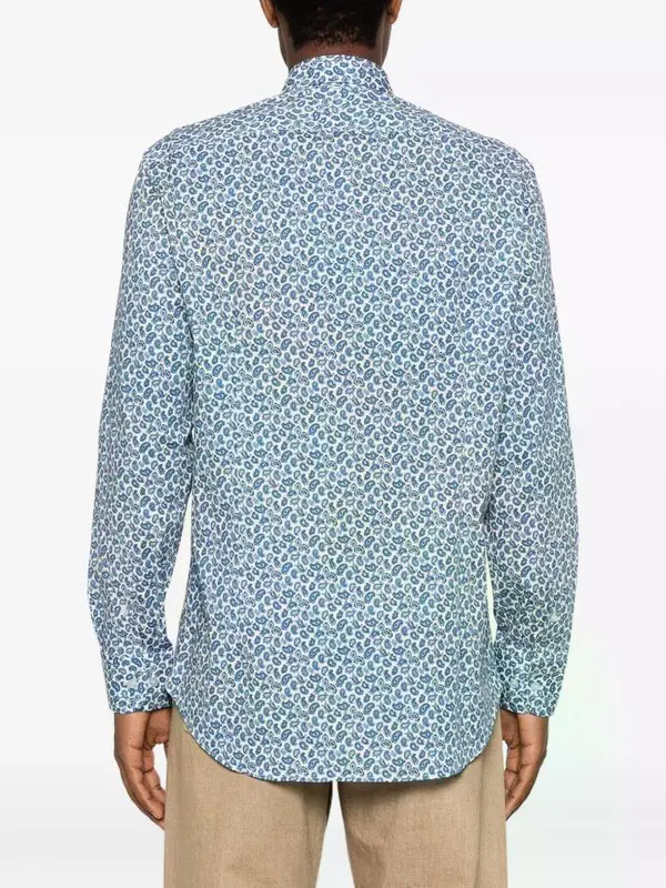Etro Paisley-print Shirt - Blue