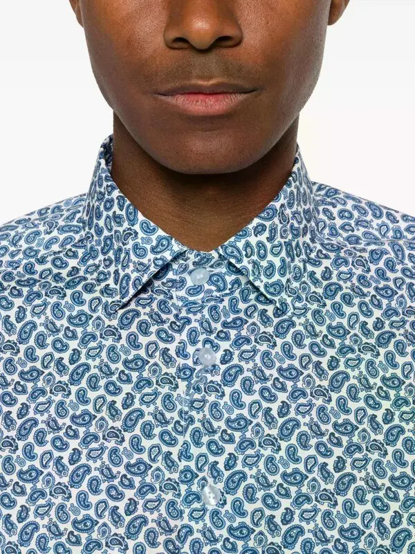 Etro Paisley-print Shirt - Blue