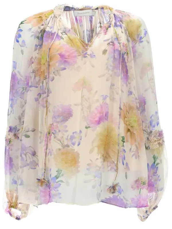 Zimmermann Luna Blouse - Multicolour