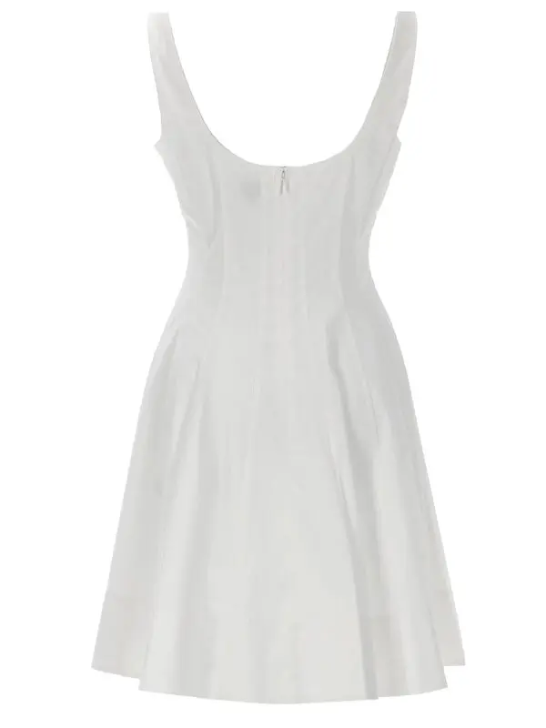 Staud Wells Mini Dress - White