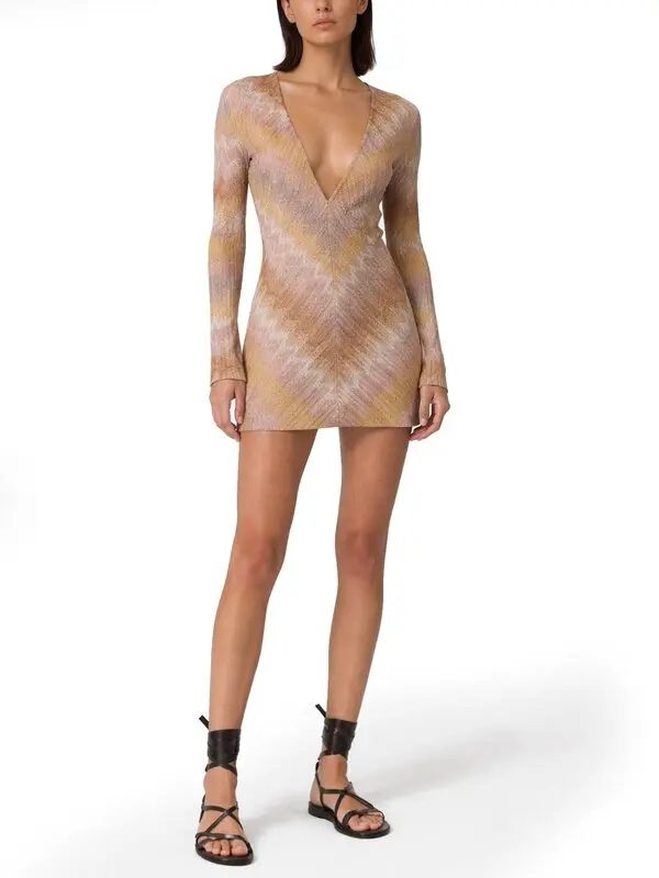 Missoni Long Sleeve Mini Dress