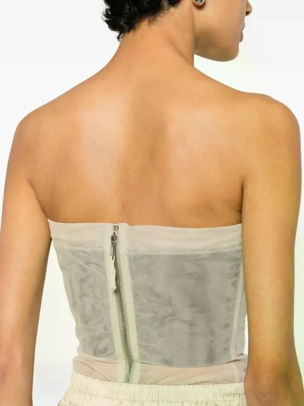 Rick Owens Bustier Top - Neutrals