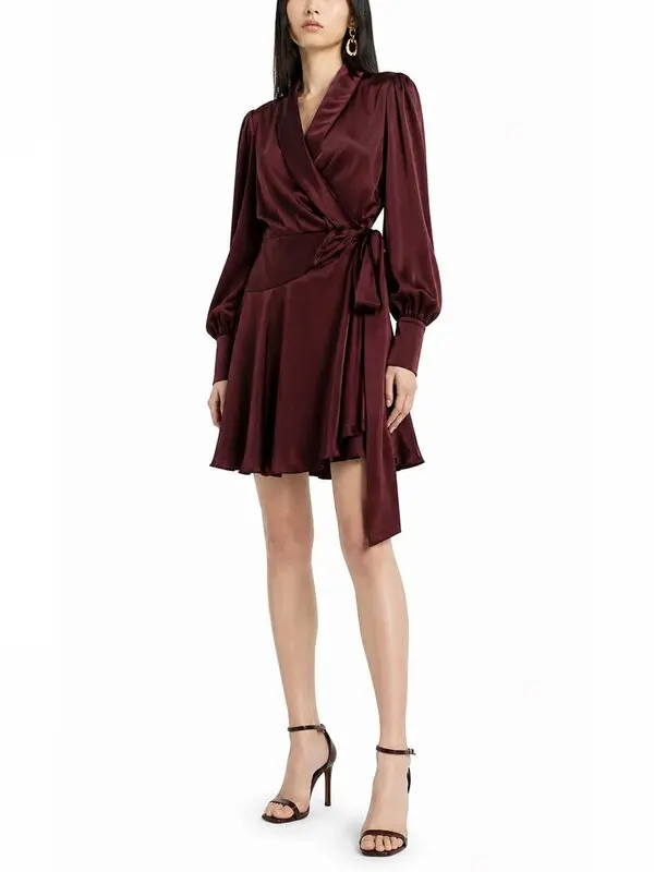 Zimmermann Mini Wrap Dress