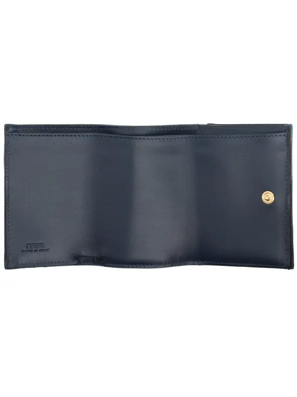 Fendi Micro Trifold Wallet - Blue