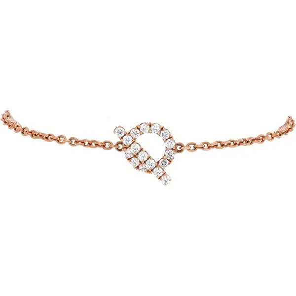 Hermès Finesse Bracelet 18k And Diamonds - Rose Gold