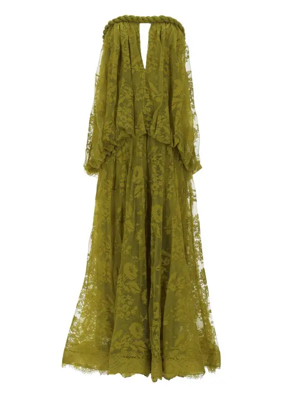 Zimmermann Luna Abito Dress - Green